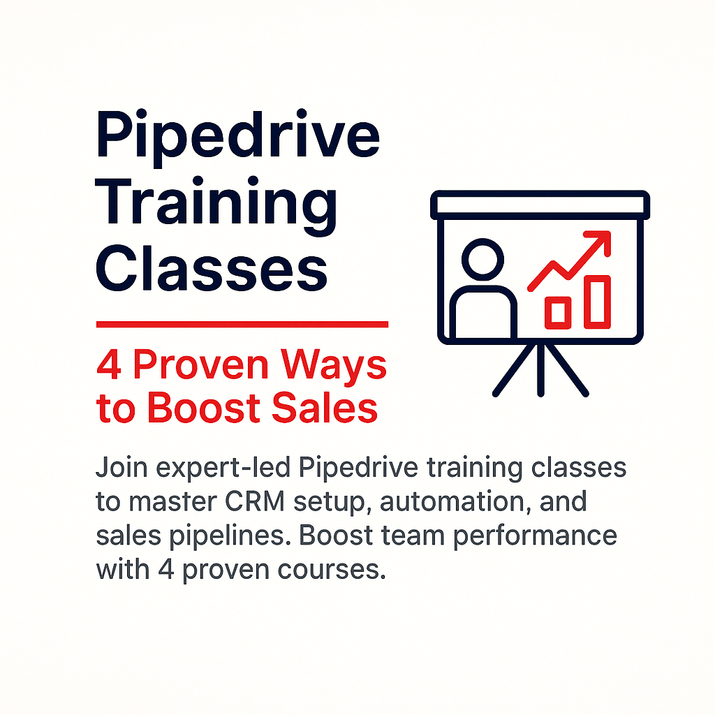 Pipedrive Training Classes – 4 Proven Ways to Boost Sales